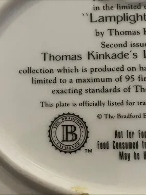 The Bradford Exchange | Wall Decor | Thomas Kinkade Lamplight Lane ...
